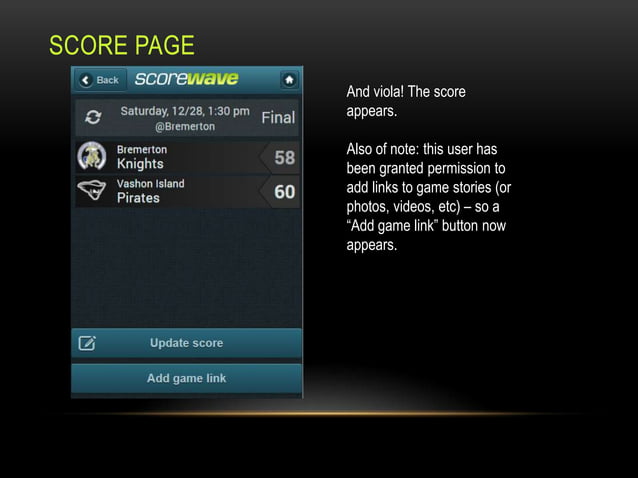 Sharing scores with Scorewave! | PPT