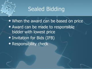 Submitting A Bid | PPT