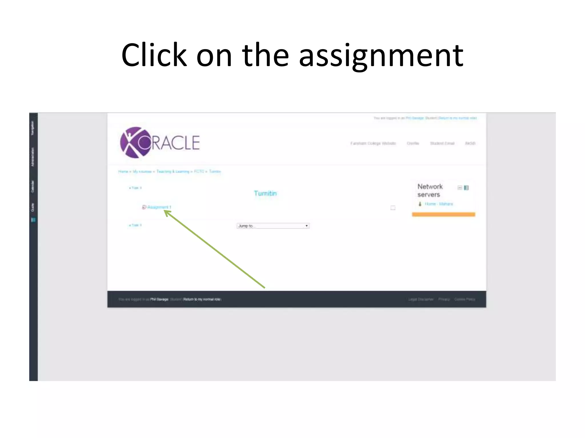 Submitting assignments | PPTX