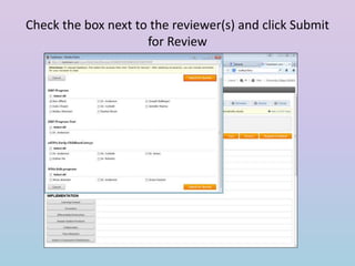 Submitting for review | PPT | Free Download