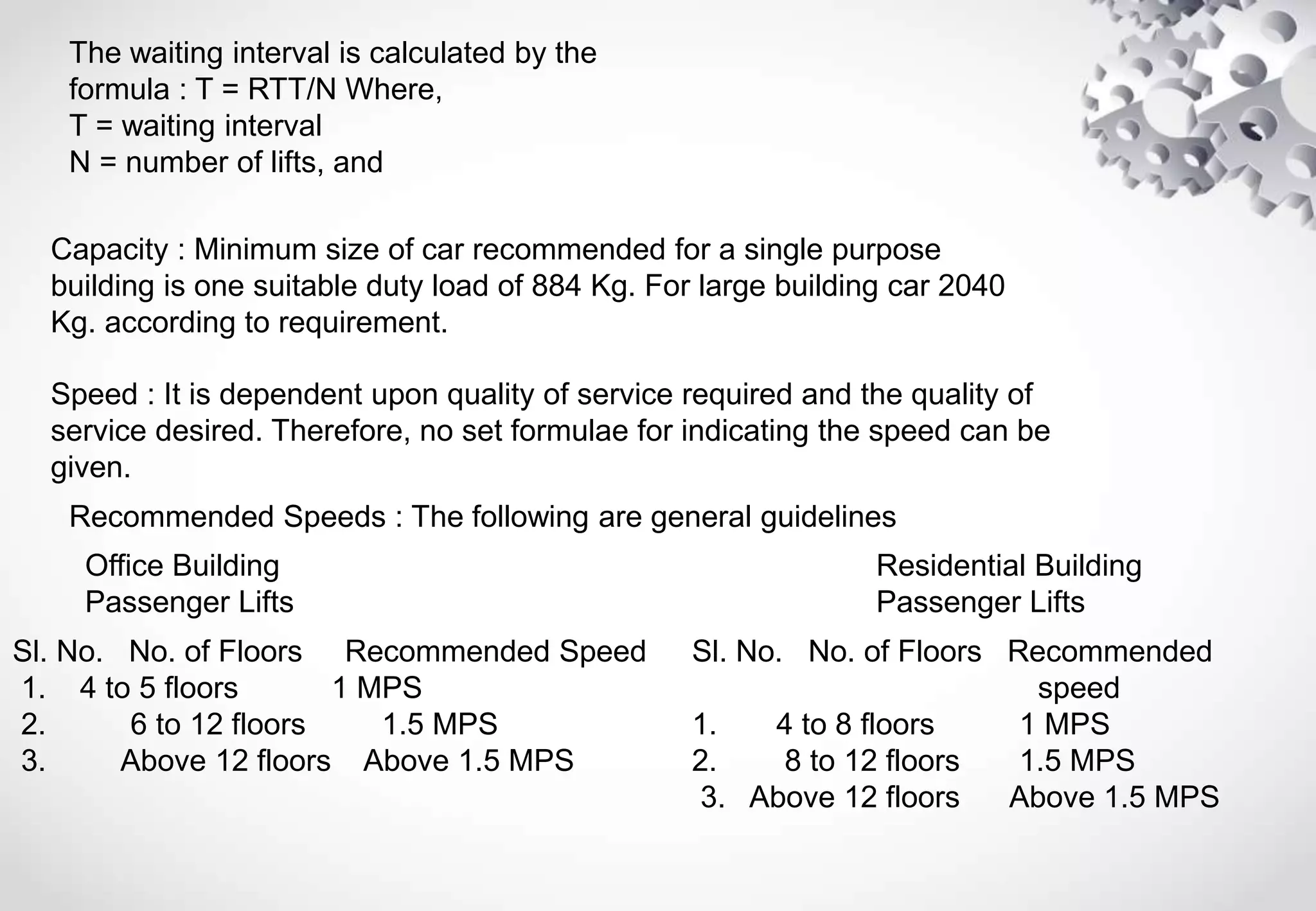 lifts | PPTX
