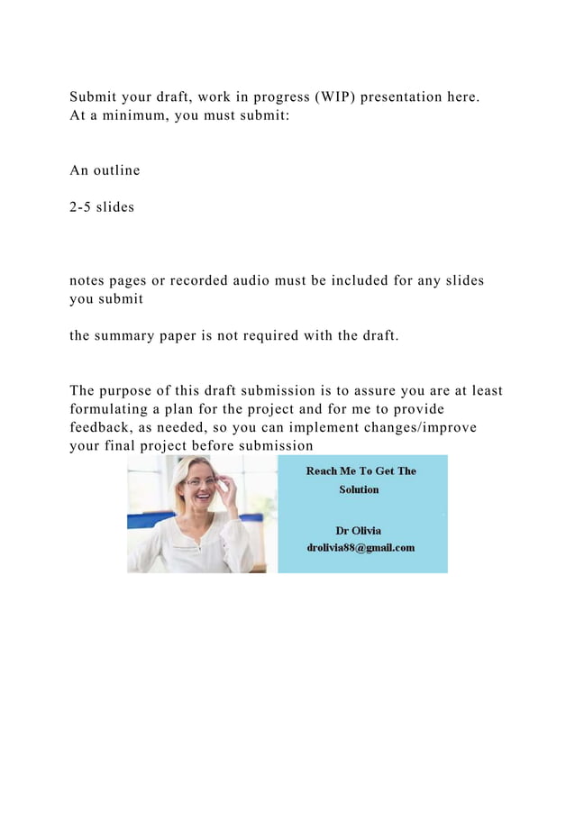 Submit your draft, work in progress (WIP) presentation here. At a m.docx