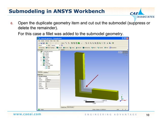 Submodeling using ansys_workbench_v12 | PDF
