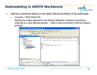 Submodeling using ansys_workbench_v12 | PDF