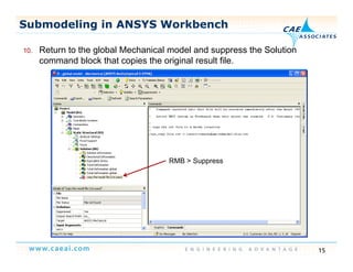 Submodeling using ansys_workbench_v12 | PDF