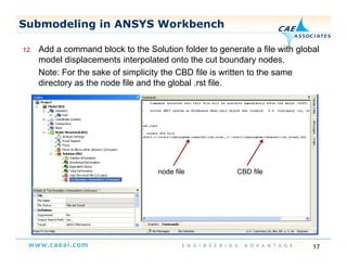 Submodeling using ansys_workbench_v12 | PDF