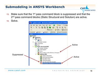 Submodeling using ansys_workbench_v12 | PDF