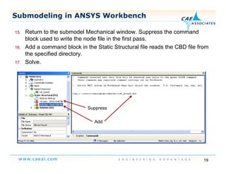 Submodeling using ansys_workbench_v12 | PDF