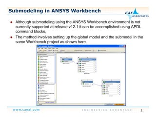 Submodeling using ansys_workbench_v12 | PDF