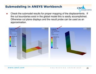 Submodeling using ansys_workbench_v12 | PDF