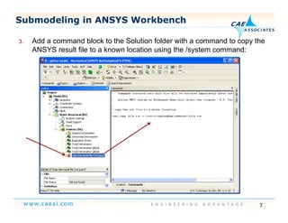 Submodeling using ansys_workbench_v12 | PDF