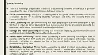 Sub module 3 - Forms,Types Of Counseling .pptx