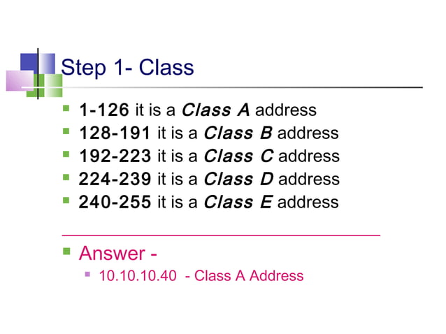 Subnetting Made Easy | PPT | Computer Networking | Computing