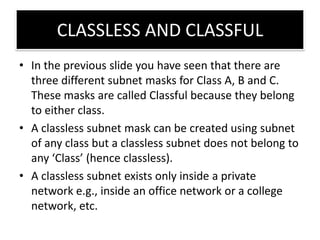 Subnet calculation Tutorial | PPTX
