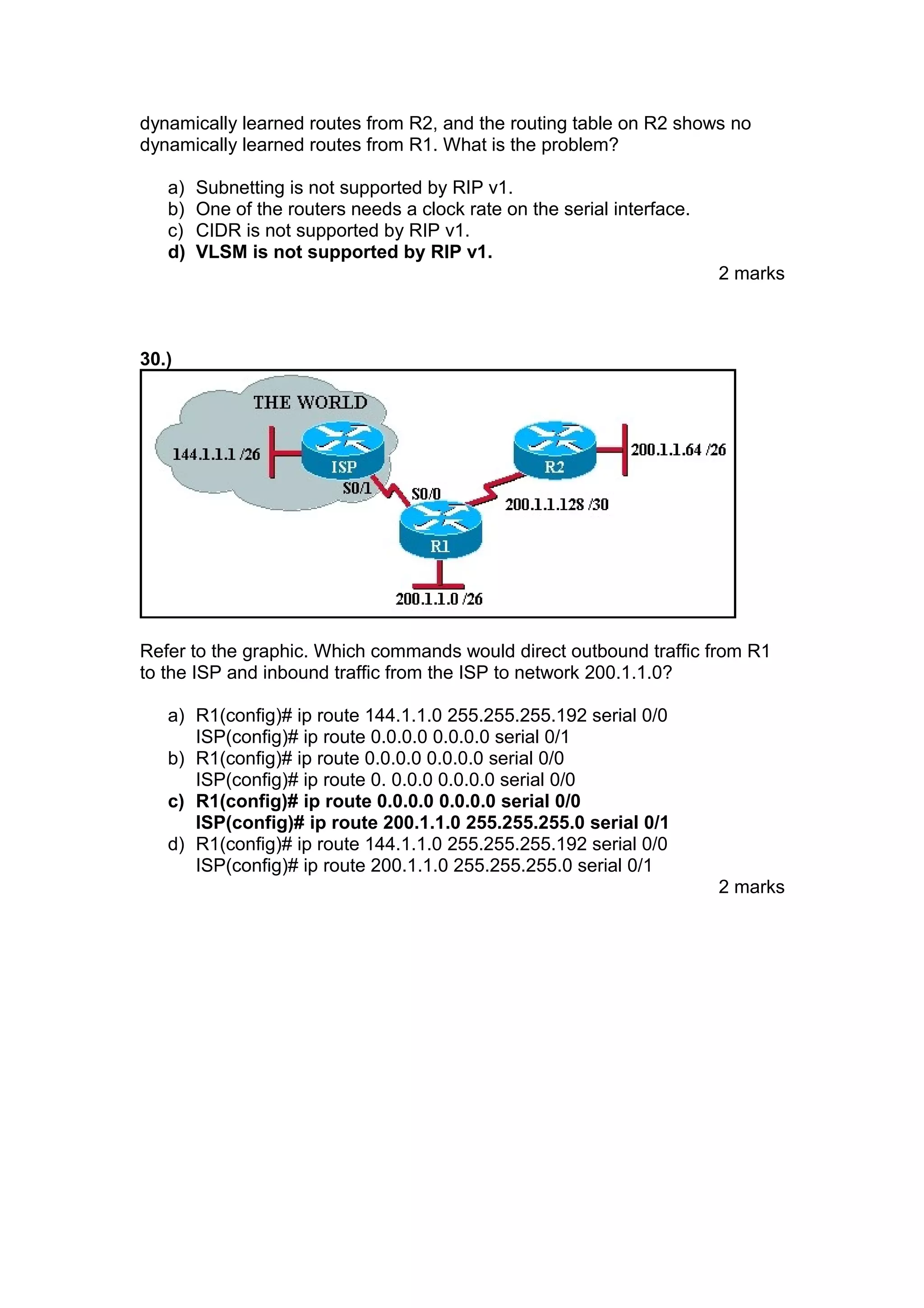 Subneting and vlsm ntpg | DOC