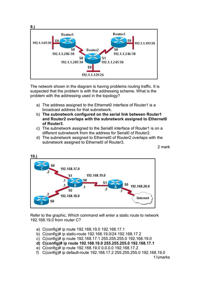 Subneting and vlsm ntpg | PDF