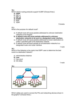 Subneting and vlsm ntpg | DOC