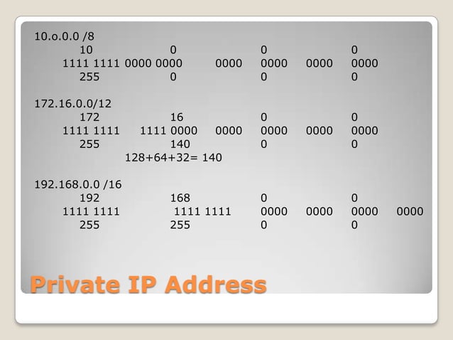 Subnet mask | PPTX