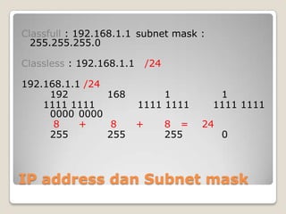 Subnet mask | PPTX
