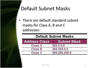 Subnet Masks | PPTX