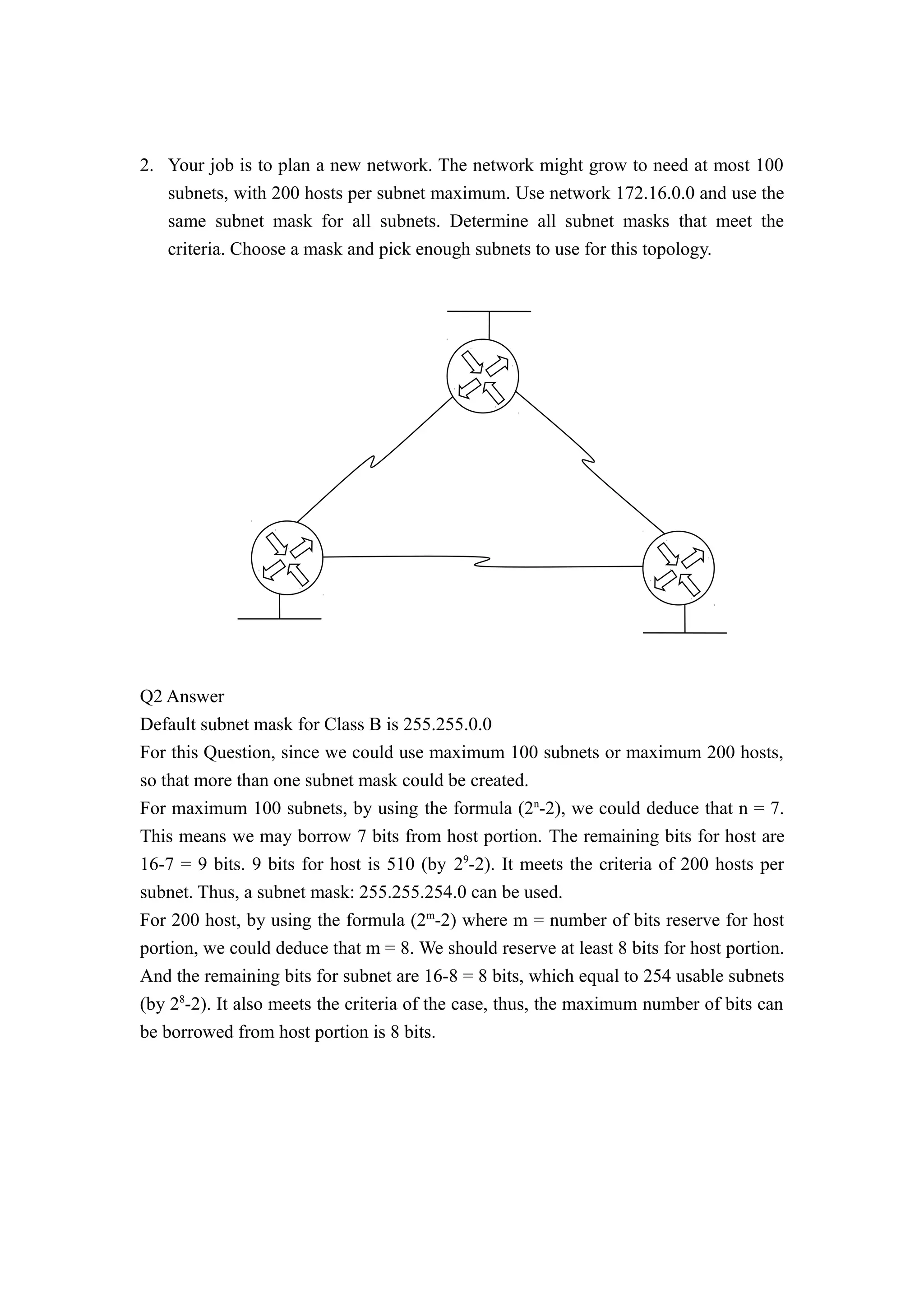 Subnet Questions With Ansnetworking Doc Computer Networking