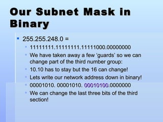 Intro to Subnets and Binary Math | PPT