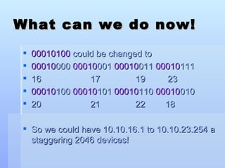 Intro to Subnets and Binary Math | PPT | Free Download