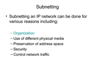 Subnetting | PPT