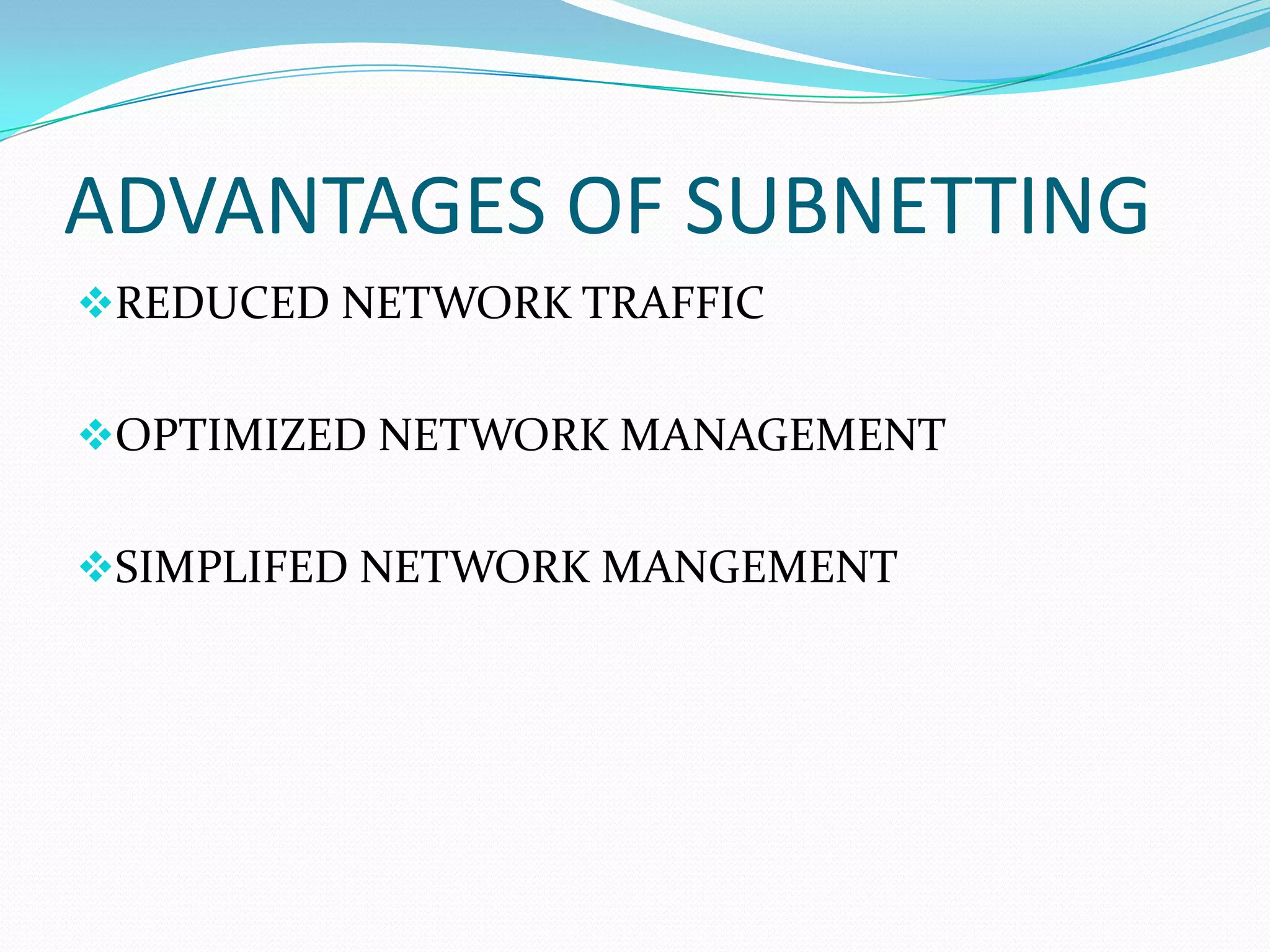 Subnetting | PPTX