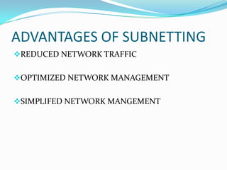 Subnetting | PPTX
