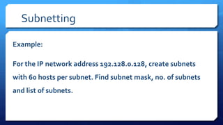 Subnetting | PPSX