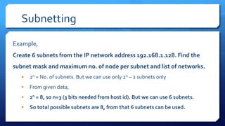 Subnetting | PPSX