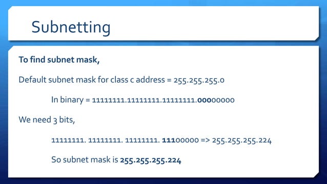 Subnetting | PPSX