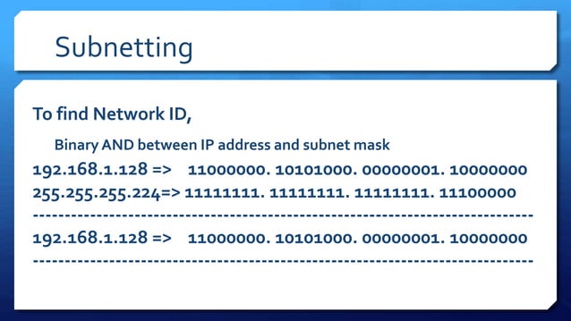 Subnetting | PPSX