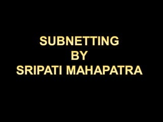 Subnetting | PPT
