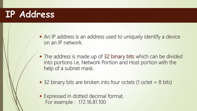 Subnetting | PPTX | Computer Networking | Computing