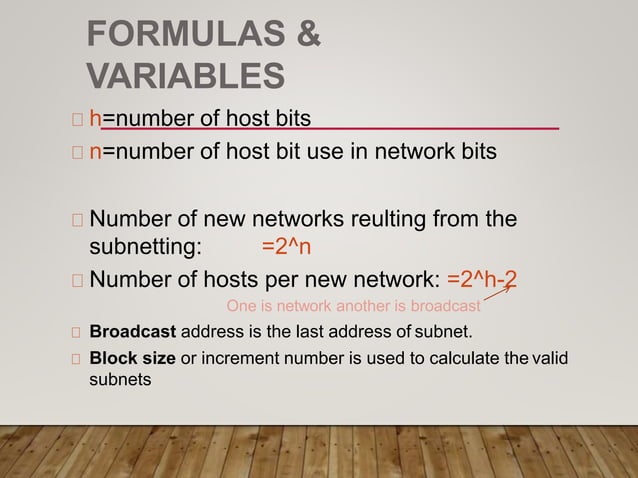 Subnetting Pptx Computer Networking Computing 5077