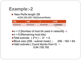 Data Communications and Network -Subnetting | PPT