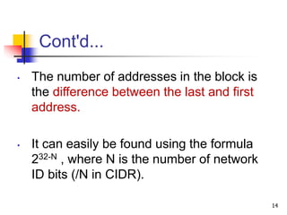 data communication and networking: subnetting | PPT