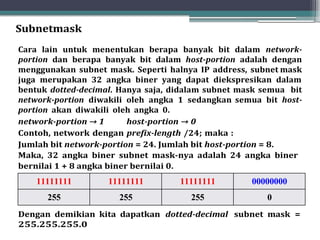 subnetting dan ip address dan bagaimana itu dilakukanpdf | PDF