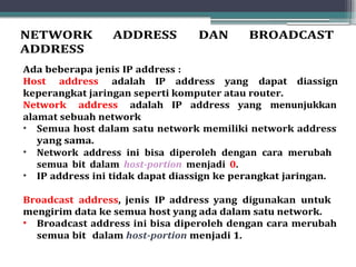 subnetting dan ip address dan bagaimana itu dilakukanpdf | PDF