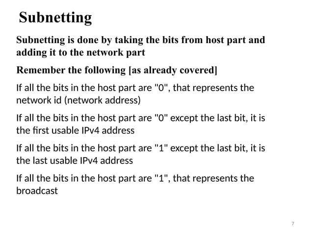Subnetting(computer networking lecture).pptx