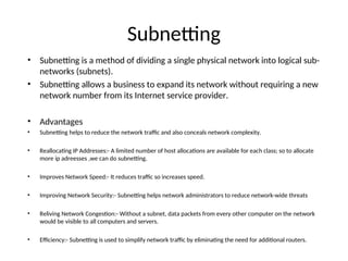 subnetting _ | PPT