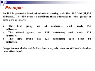 Subnetting-Addressing.pdf lectures for networks | PPT