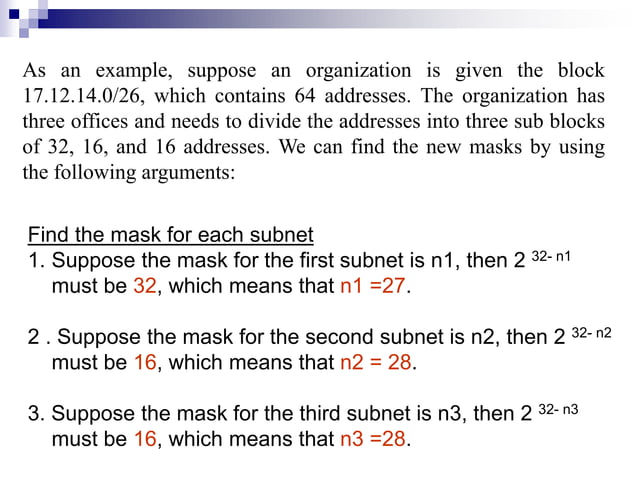 Subnetting-Addressing.pdf lectures for networks | PPT