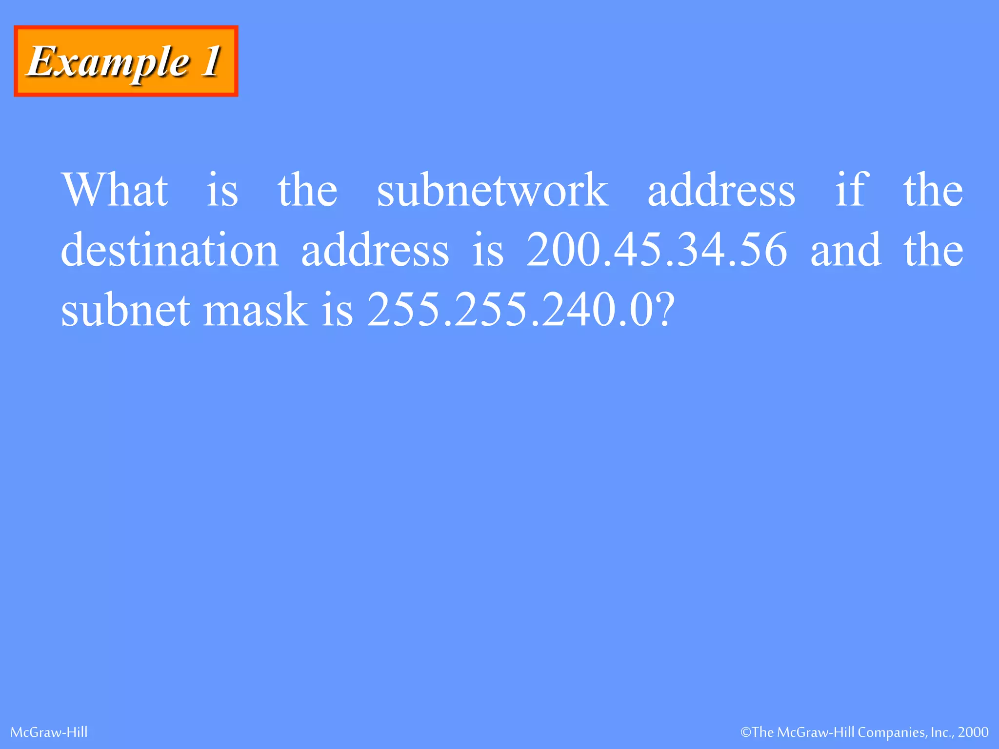 Subnetting supernetting | PPT