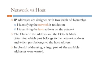 Subnetting in network layer in computer networks | PDF