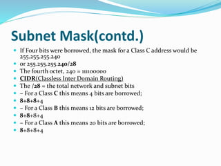 Subnetting Mechanics | PPT