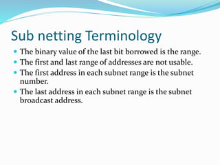 Subnetting Mechanics | PPT