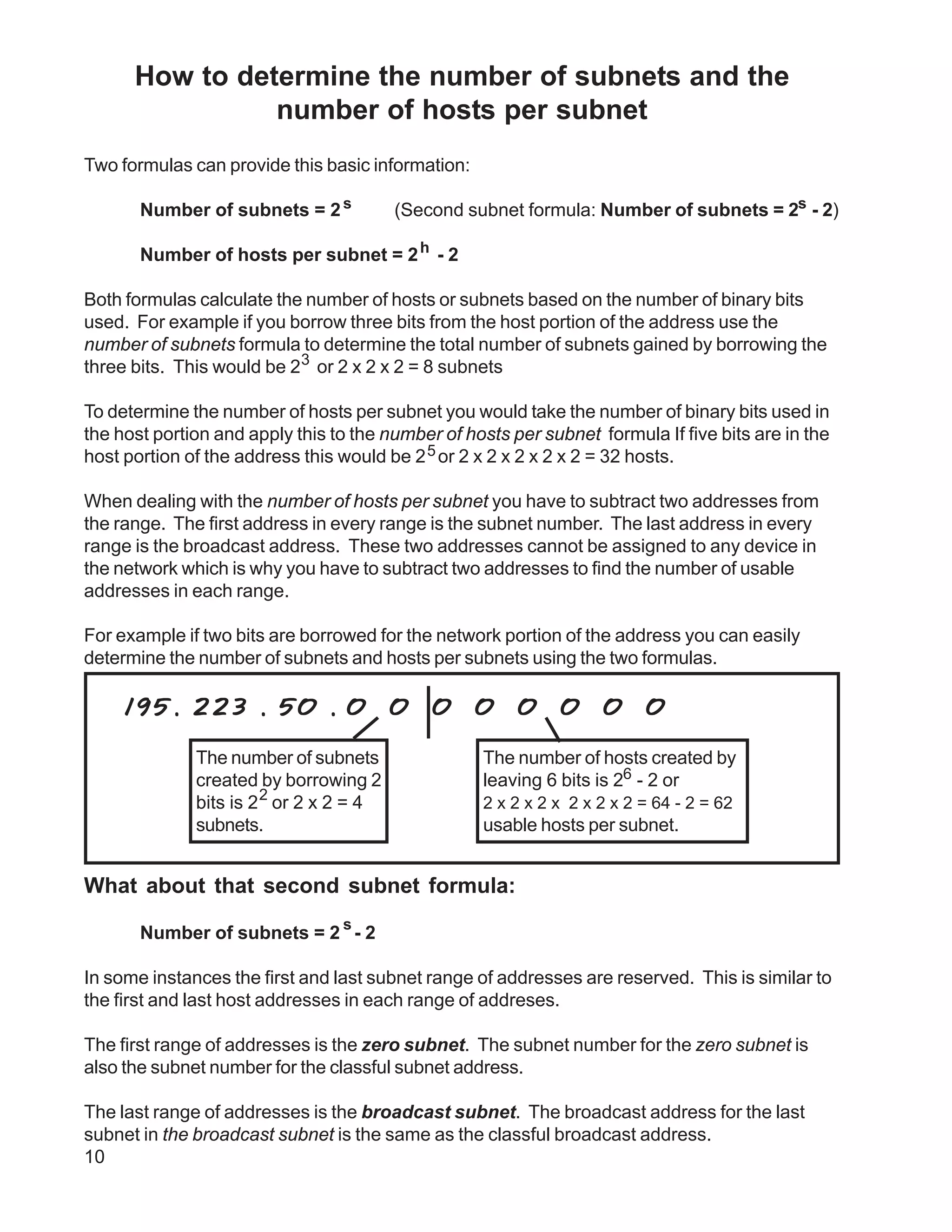 Subnetting Principles | PDF